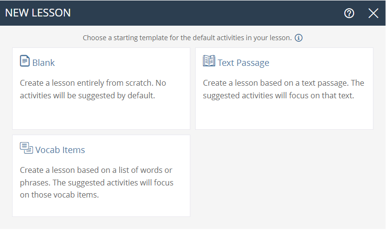 New: Lesson Authoring Templates (and Template-less Lessons!)