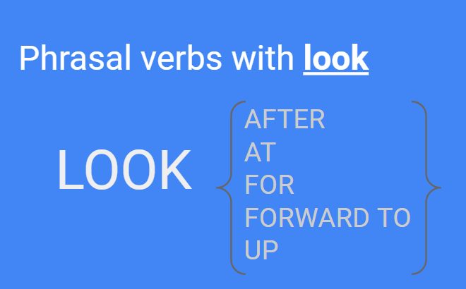Phrasal verbs with look | English Language Blog