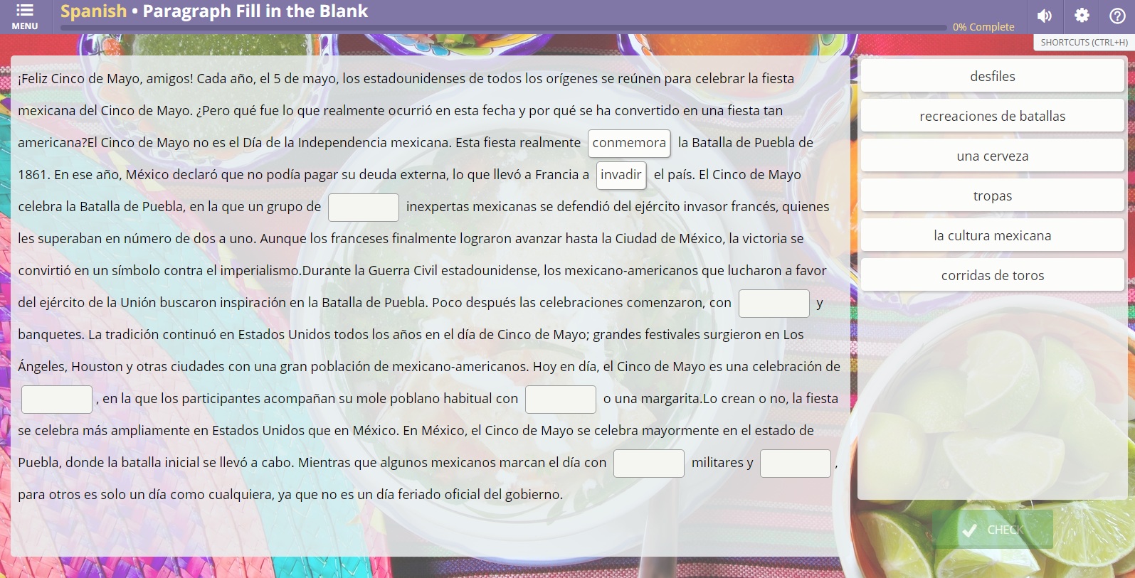 Interactive Cinco de Mayo Spanish Lesson | Transparent Language Blog