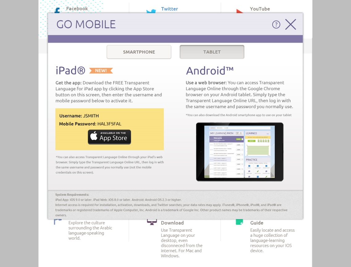 Learn On the Go with Transparent Language for iPad | Transparent ...