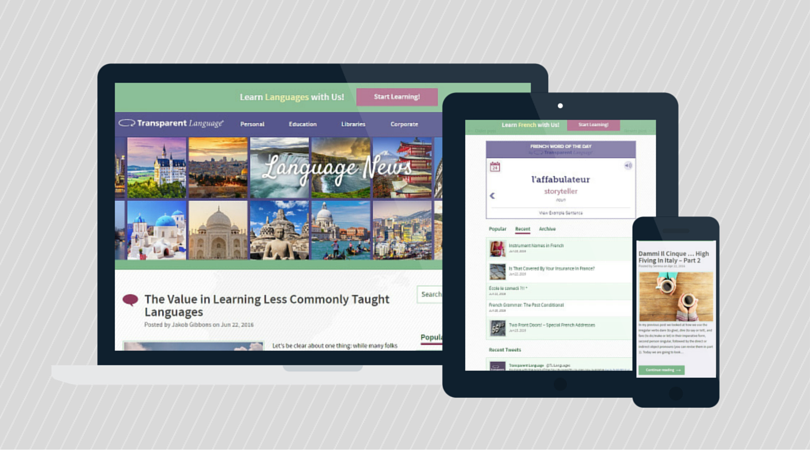 Something Redesigned This Way Comes! | Transparent Language Blog