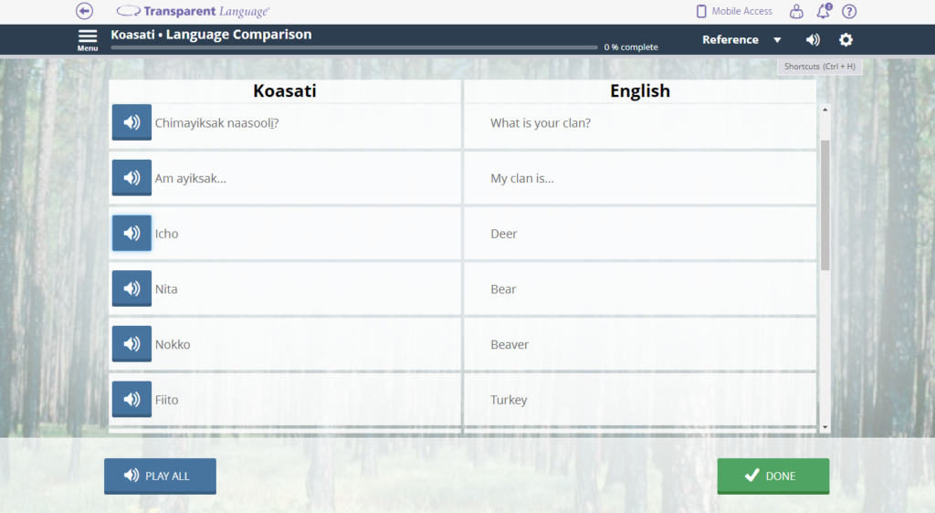 Learn 42 Indigenous Languages in Transparent Language Online