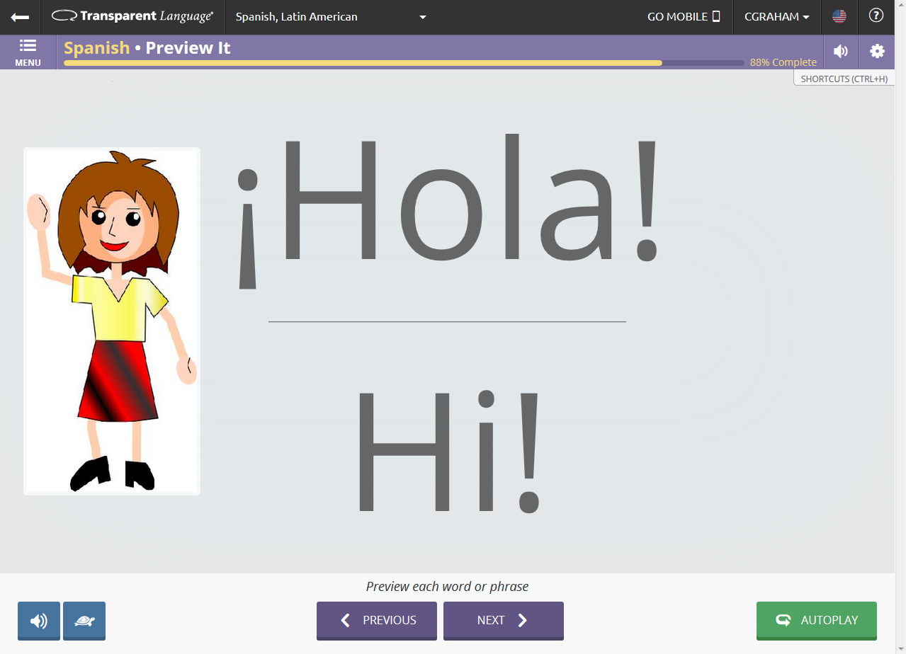 The Transparent Language Online Spanish Curriculum | Transparent ...