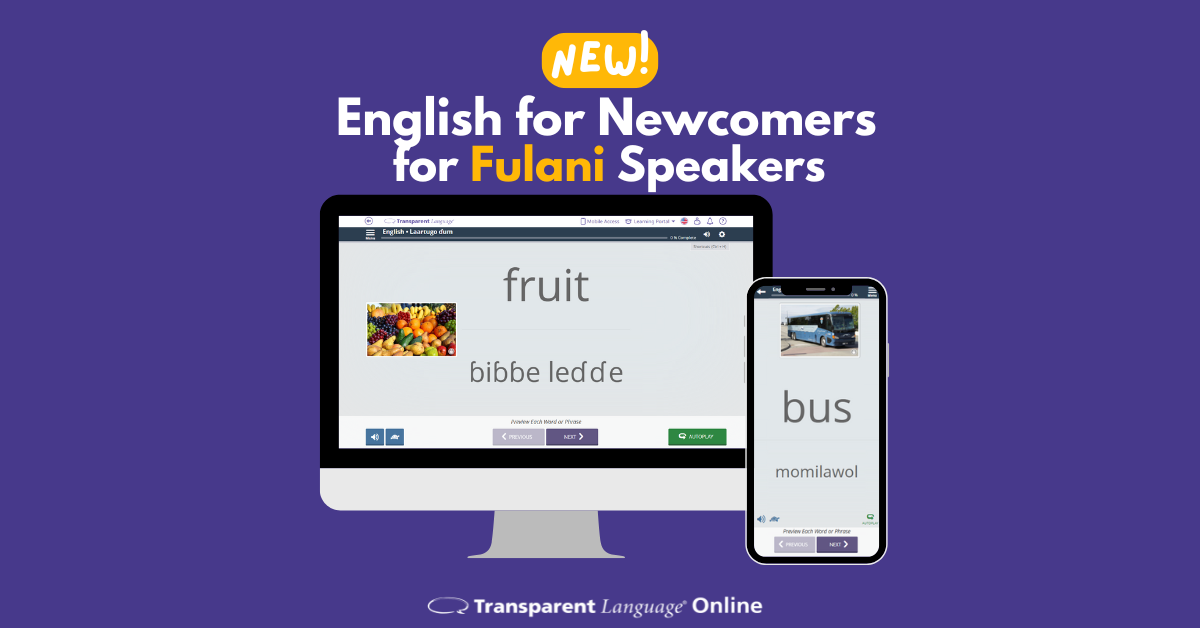 New: Beginner English Course for Fulani Speakers