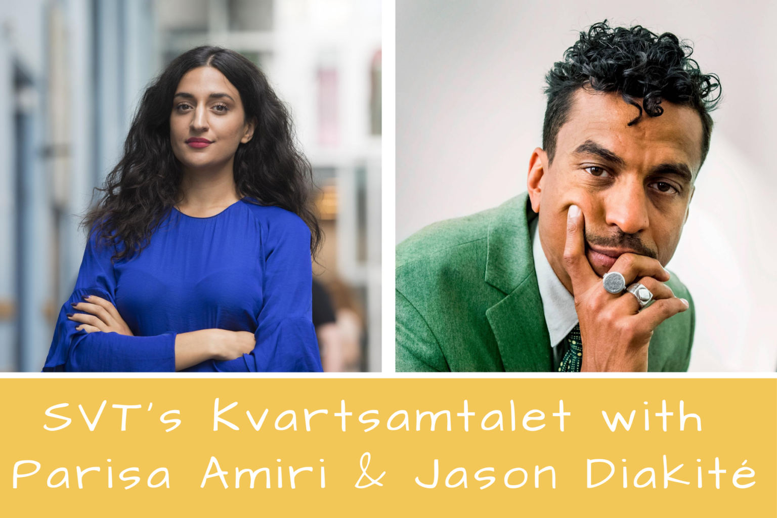 Got a kvart? Spend it with Parisa Amiri & Jason Diakité! | Swedish ...